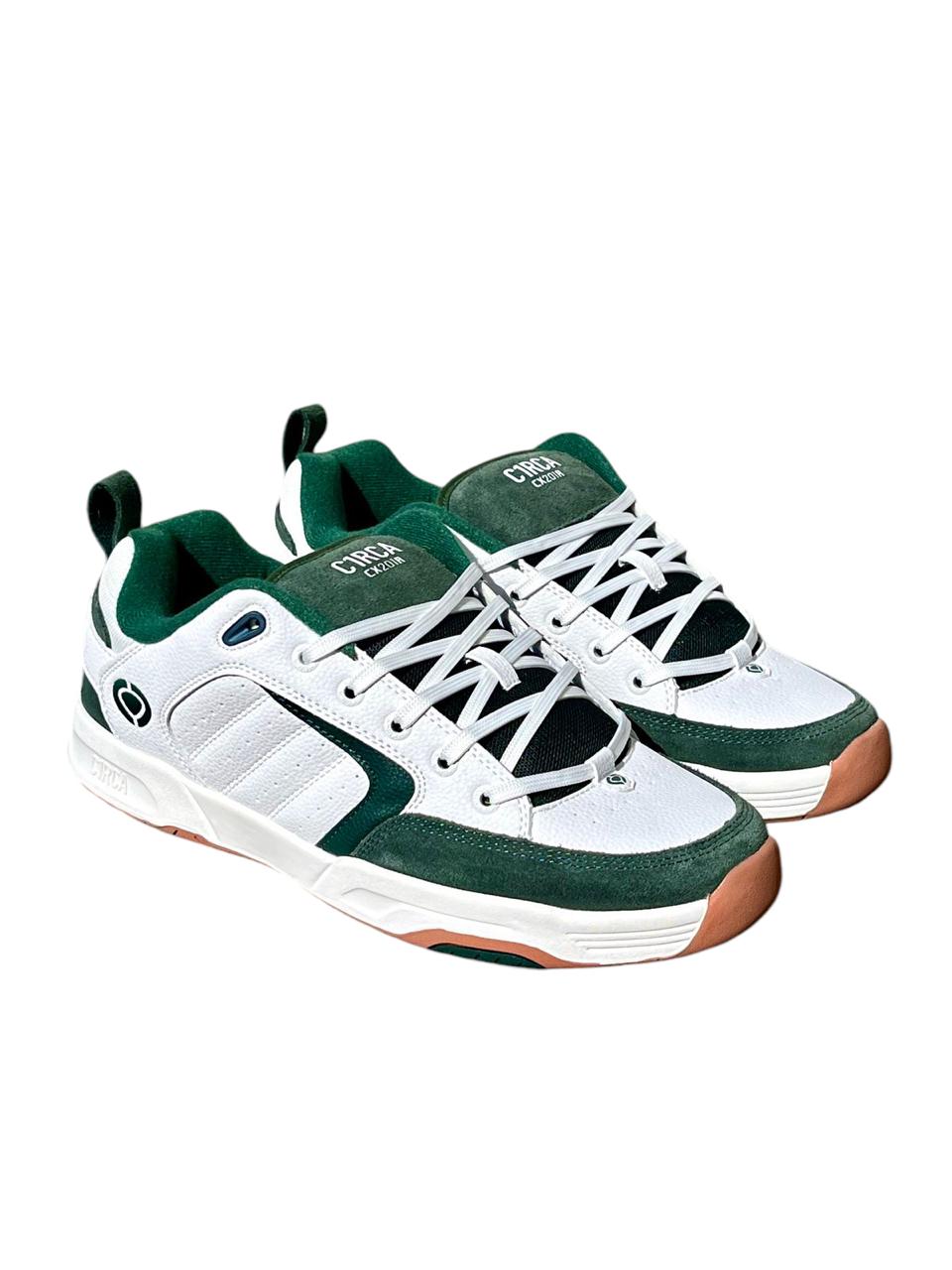Tenis Americanos Circa PRO CX201R WHITE GATE GREEN CHUNKY - Madero34 Skate
