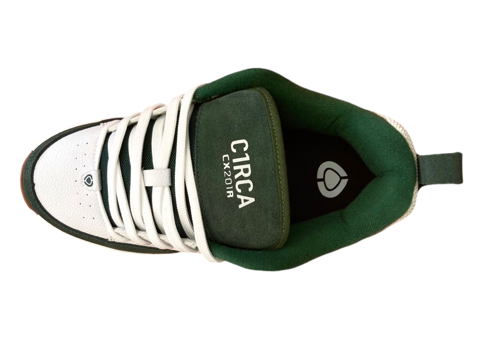 Tenis Americanos Circa PRO CX201R WHITE GATE GREEN CHUNKY - Madero34 Skate