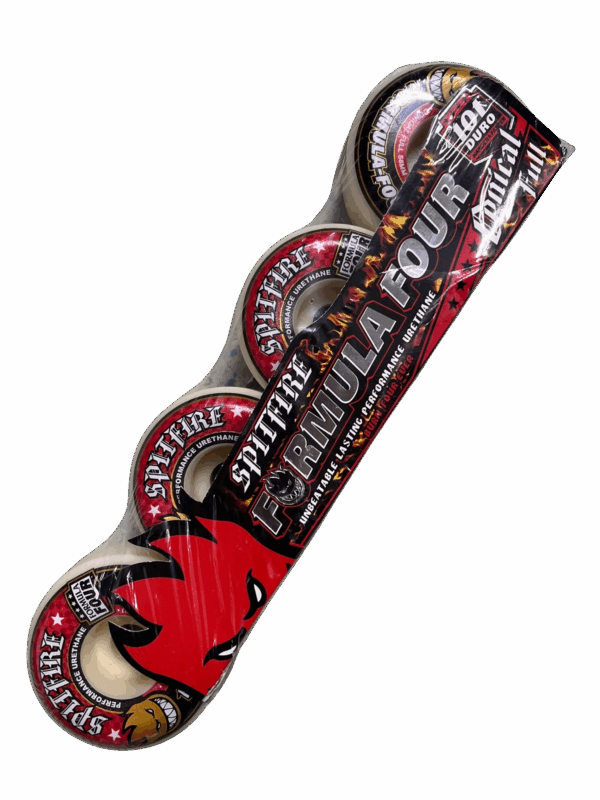 Ruedas para Skate Spitfire Formula Four rojas full cónicas 101A 56 mm ...
